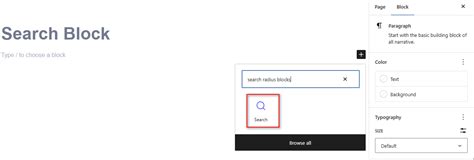 Search Block Radius Blocks Documentation Search Block Radius Blocks Documentation