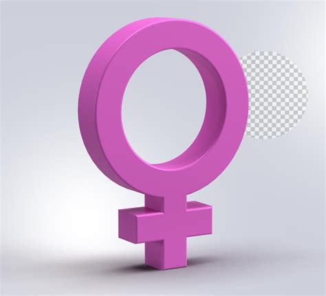 Premium Psd Female Gender Symbol