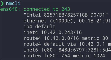 Modifying Static Ip Addresses And Network Connections With Nmcli