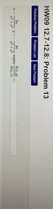 Solved Hw09 127 128 Problem 13 Previous Problem Problem