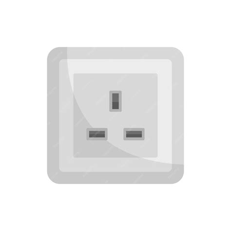 Premium Vector Type G Power Socket Icon Flat Illustration Of Type G Power Socket Vector Icon