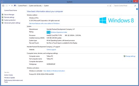 8 GB Ram Installed 4 GB Usable Microsoft Q A
