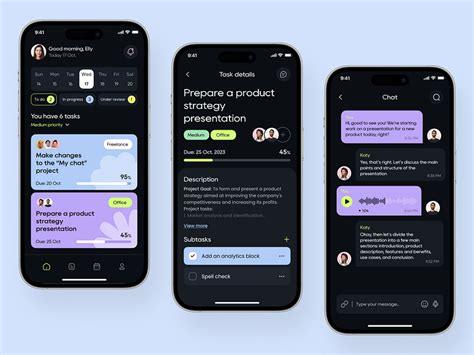 Task Management App Design Concept By Ronas It Uiux Team On Dribbble