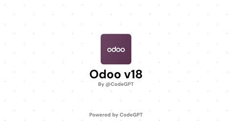 Odoo V18 Codegpt