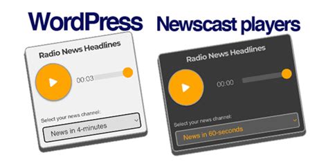 wordpress news radio player plugin by radioguild codester