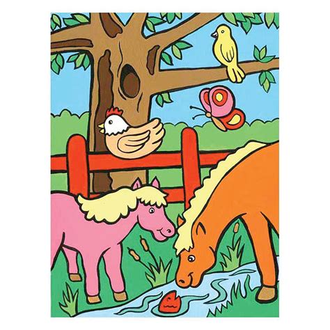 Комплект за Рисуване по Номера 22 2х29 8 см На село