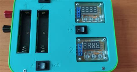 Universal Battery Capacity Tester For 18650 AA AAA Or Wire By Rhorin Download Free STL Model