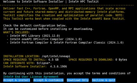 Intel编译器 安装 Hpccloud