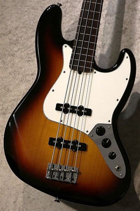 Fender American Standard Jazz Bass Fretless 3tone Sunburst Reverb