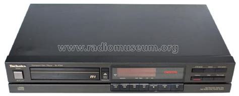 Compact Disc Player SL P R Player Technics Brand Build Radiomuseum Org