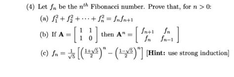 answered 4 let fn be the nth fibonacci number … bartleby
