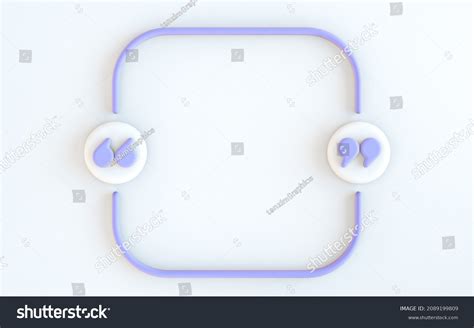 Quote Box Frame Background Empty Space Stock Illustration Shutterstock