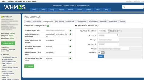 Whmcs Payu Latam Sdk And Webcheckout Caribehost