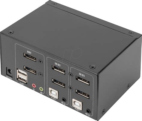 Digitus Ds 12862 Kvm Switch 2 Port Displayport Dual Display At