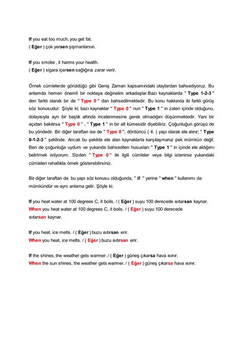 If Clauses Type 1 Pdf