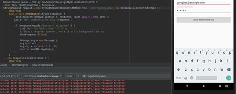 Android Studio Weird Error With Volley And Response From Volley Stack