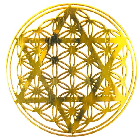 大衛星生命之花 35cm 神聖幾何金屬貼片 銅合金 能量符號 冥想 磁場 靈性提升轉化 奧剛 金字塔 材料 居家佈置 蝦皮購物