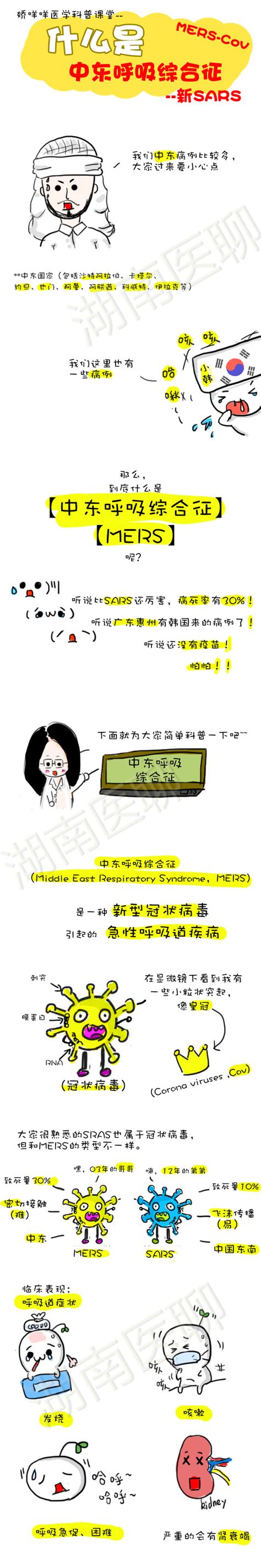 湖南大二医学生漫画解读mers一夜走红 想组团创业开工作室 中南大学新闻网门户网站