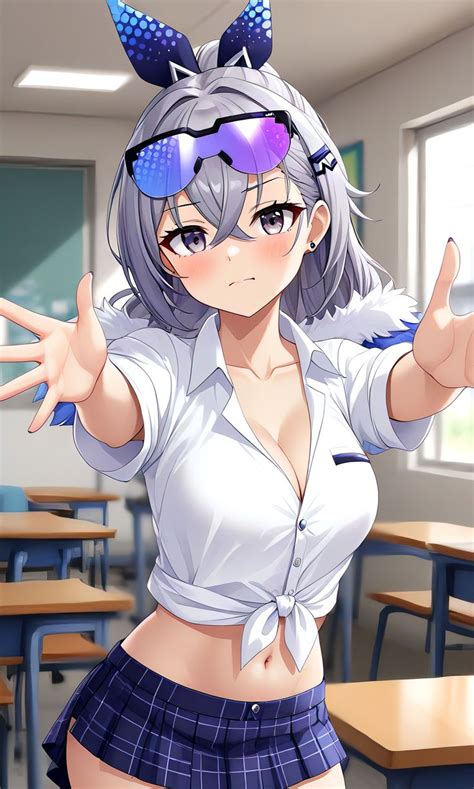 Silver Wolf Em Garotas Garotas Fofas Desenho De Emoji