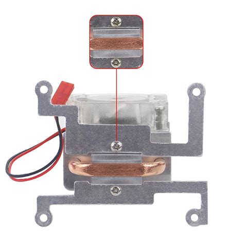 Raspberry Pi 40mm Cpu Cooling Fan Colorful Led 5mm Grandado