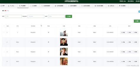 基于springbootvue的大学生社团活动平台设计与实现学生社团网站的设计与实现 Csdn博客