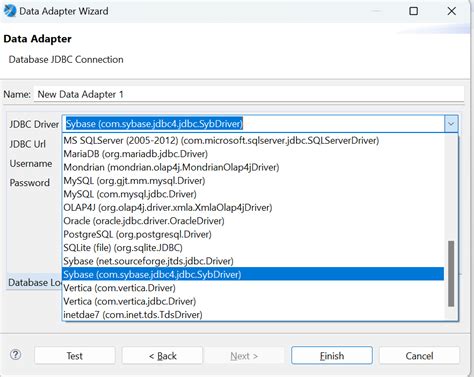 conncetion to sybase sql anywhere 17 connectors and platforms