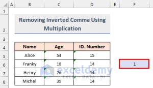 How To Remove Inverted Comma In Excel Easy Methods