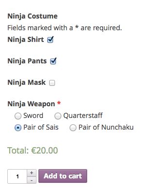 WooCommerce Ninja Forms Product Add Ons WooCommerce Marketplace