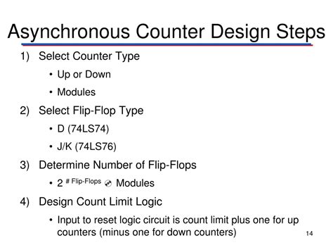 PPT Asynchronous Counter PowerPoint Presentation Free Download ID