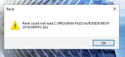 启动 Revit 时Revit无法加载 C Program Files Autodesk Revit xx IntflFC dll