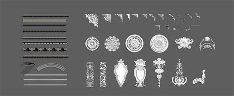 Molding Classic Revit 3d Model Cgtrader