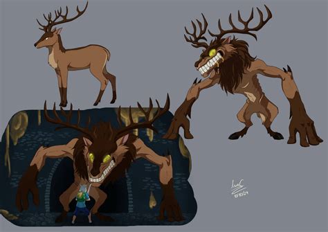 Adventure Time The Deer True Form By Lightfury96 On Deviantart