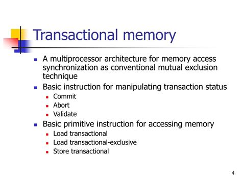 Ppt Metatmtxlinux Transactional Memory For An Operating System