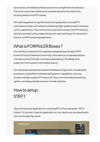 Iptv Formuler Box PDF