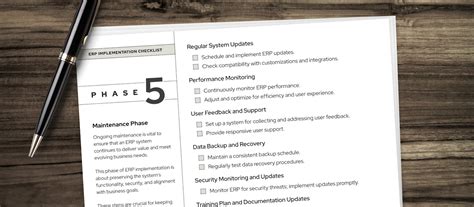An Erp Implementation Checklist For Success From Foundation To Finish