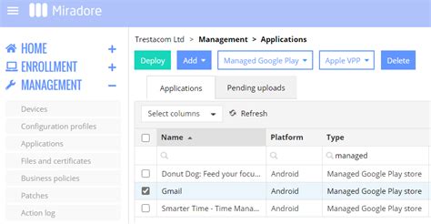 How To Install Managed Google Play Applications Miradore
