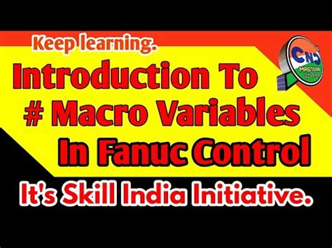 Introduction To Macro Variables In Fanuc Control CNC PROGRAMMING