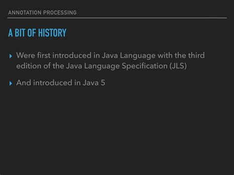 Annotation Processing Ppt Free Download