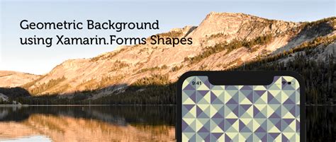 Create A Colorful Geometric Background Using Xamarinforms Shapes
