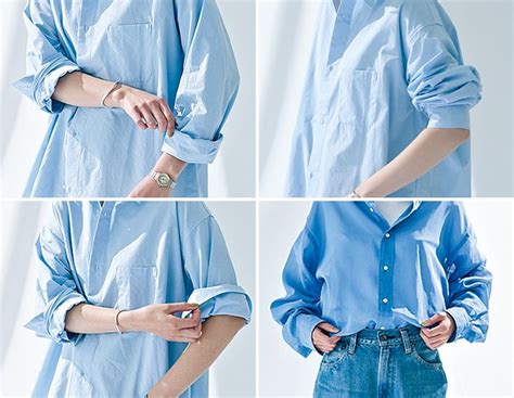 覚えておきたいシャツの袖まくりandタックインが上手になるテクニック｜lala Begin ララビギン ｜こだわり女性のモノ＆ファッション