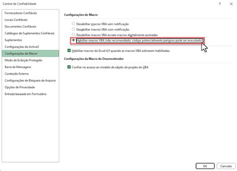 As Macros Foram Desabilitadas Como Habilitar Macros No Excel Guia