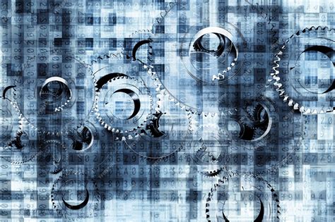 Premium Photo Coding System Background