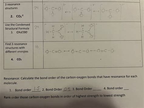 Answered How Do I Find The Bond Order Of These… Bartleby