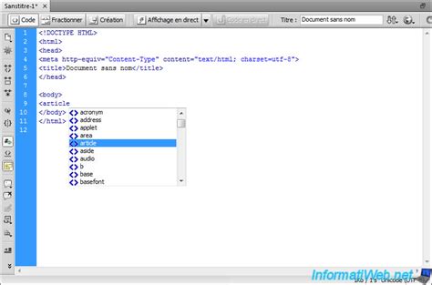 Add Html5 And Css3 Support In Dreamweaver Cs3 And Cs4 Others Tutorials Informatiweb