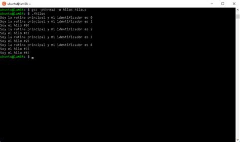 Creación Y Destrucción De Hilos En Linux Con C Operating Systems Scripting Powershell And
