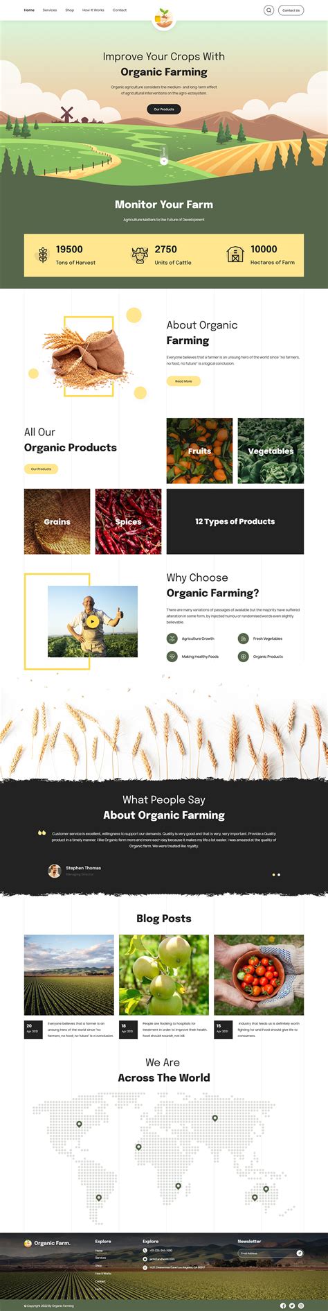Smart Farming Web App Behance