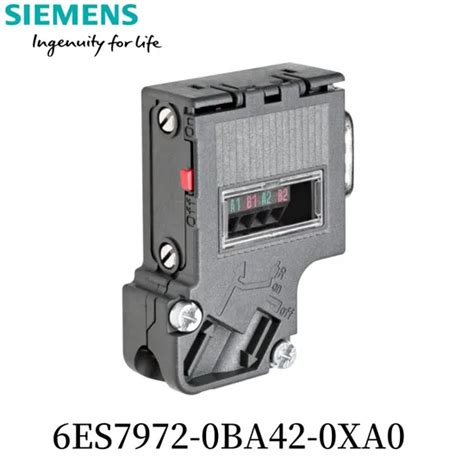 Siemens Rs485 Bus Connector Profibus Connector Tilted With Pg Socket 6es7972 0ba42 0xa0