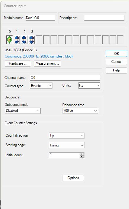 Counter Input Module Setup Data Acquisition Daq And Data Logging Digilent Forum