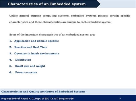 Characteristics And Quality Attributes Of Embedded System Pdf