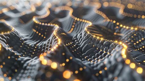 An Artistic Illustration Of A Dynamic Digital Waveform Representing Connections And Data Points